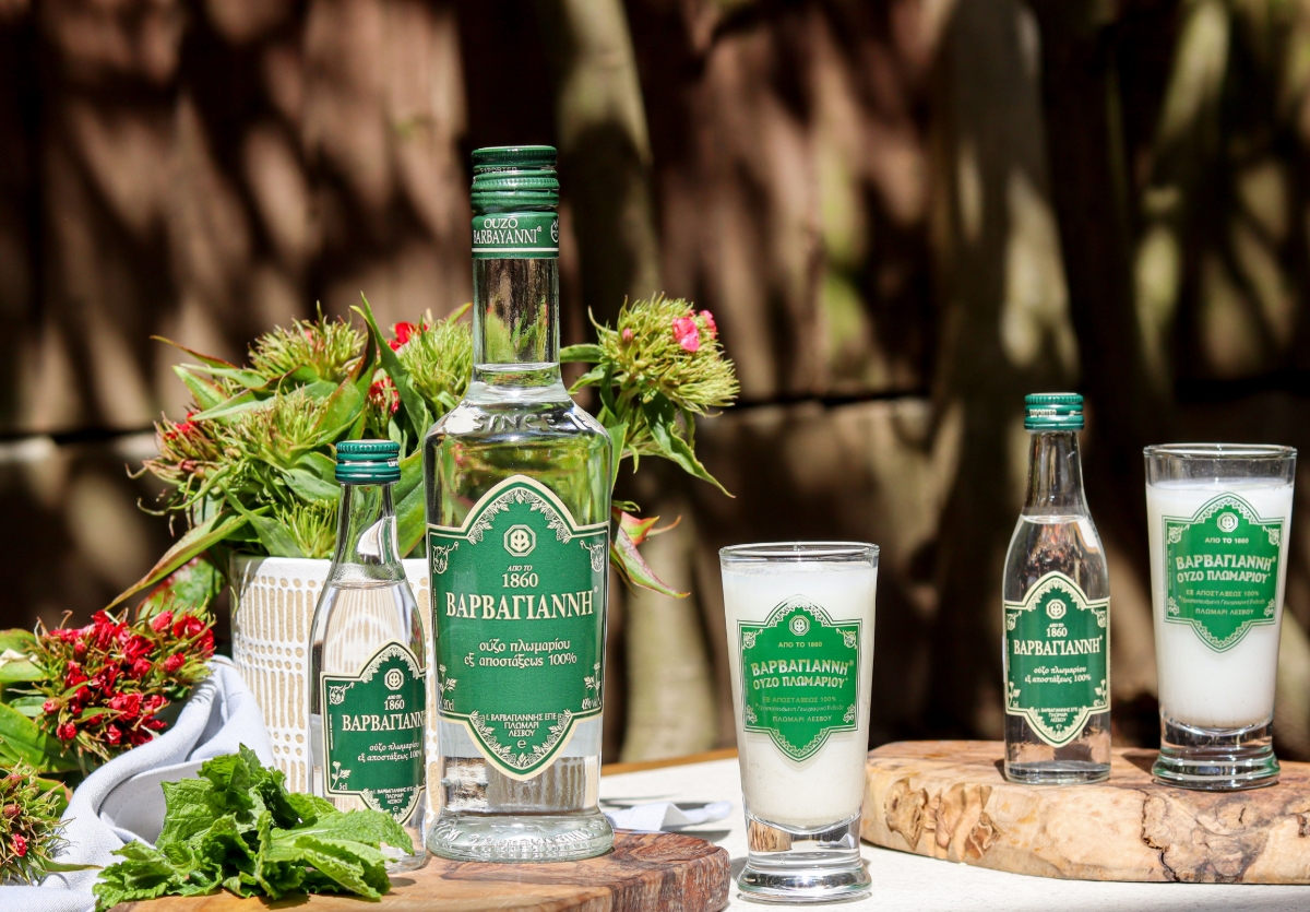 Ouzo Barbayanni Green Label Miniature 50ml - Ormos Trades Limited